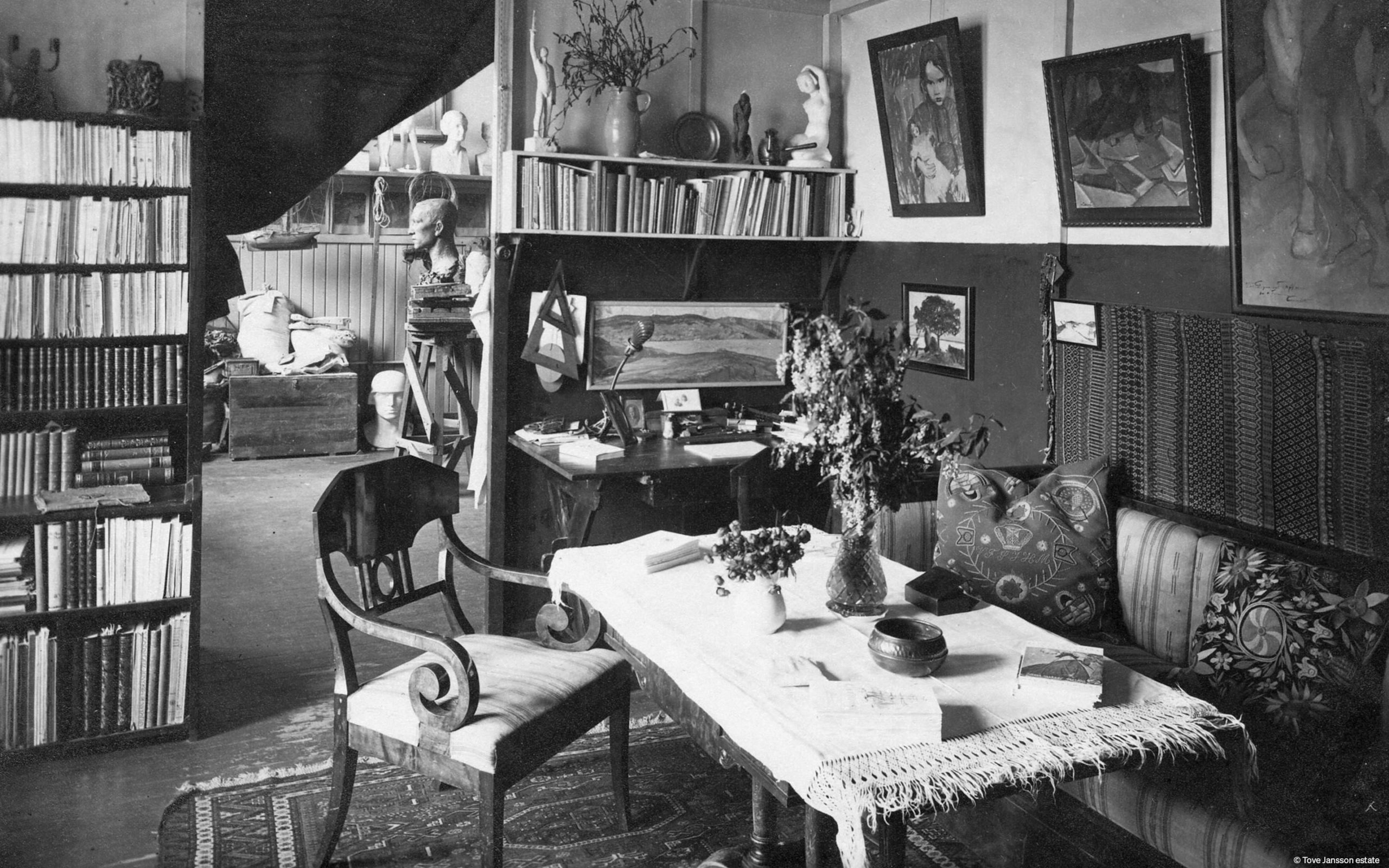 Tove Jansson family • Life in an artist's studio • Where Moomins were born