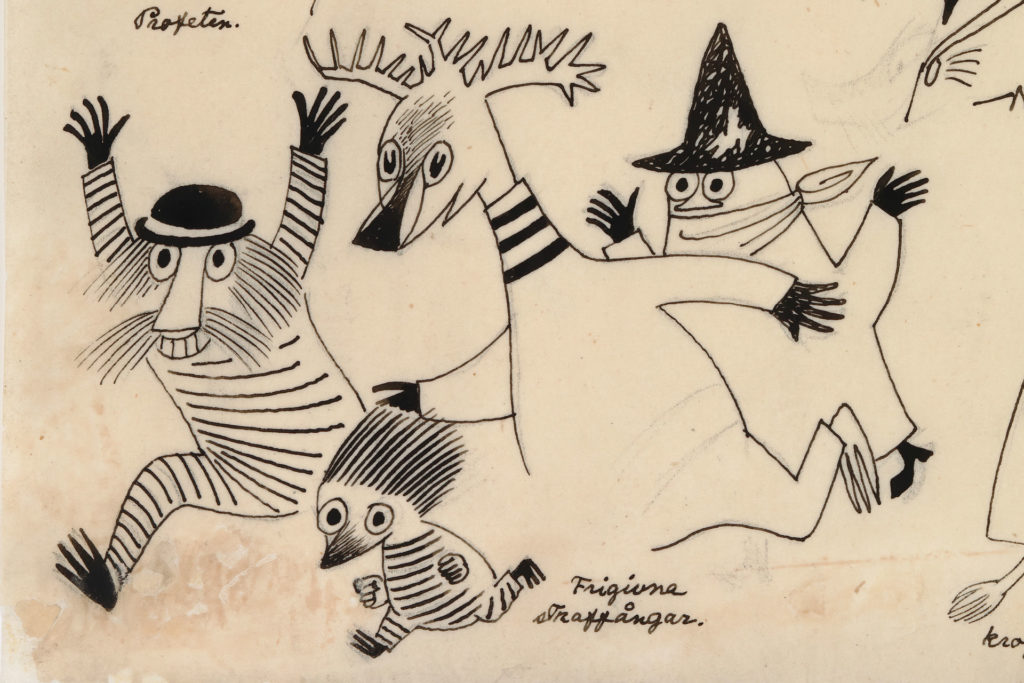 Tove Jansson • Moomin Comic strip sketches4 • Tovejansson.com